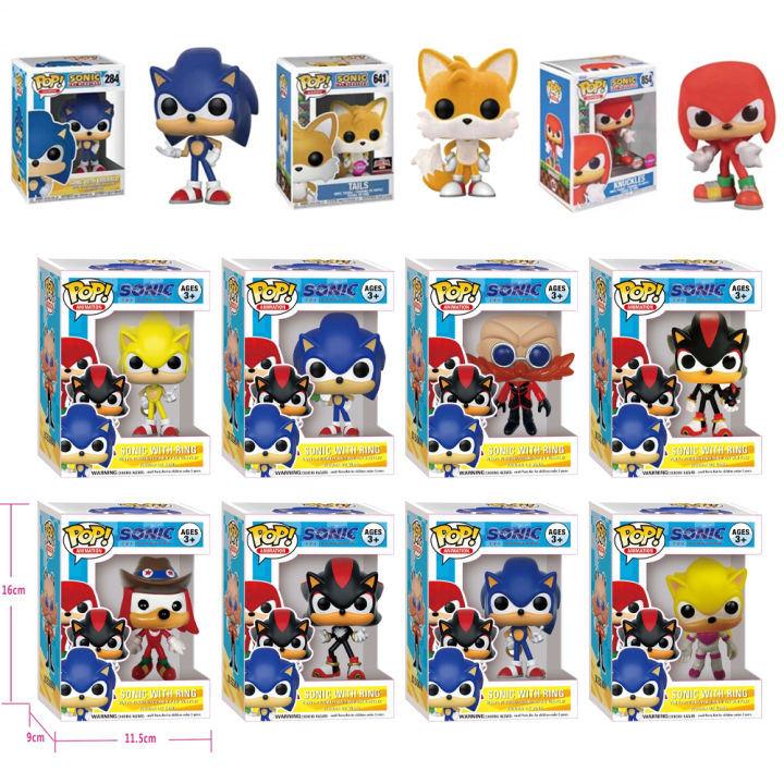 Funko Pop Sonic The Hedgehog 284# Special Edition 854# SONIC WITH RING ...