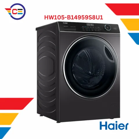 HAIER 10.5 KG AI Direct Motion Front Load Washing Machine | HW105 ...