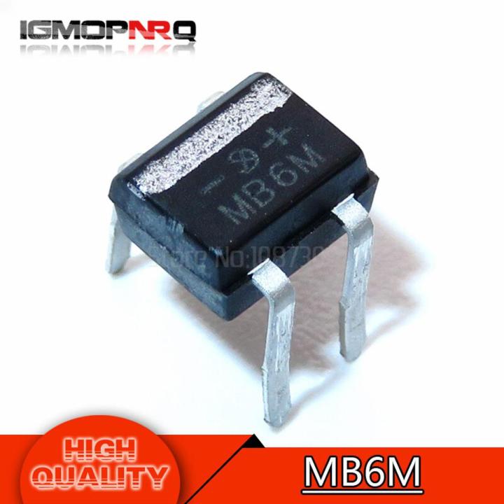 【happy one】20pcs MB6S MB10S MB10M 0.5A 600V Single Phases Diode Bridge ...