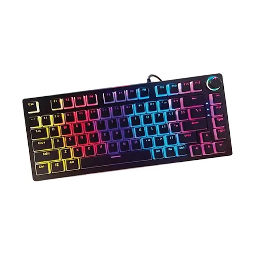 Pc Power TOP75 RGB Wired (Blue Switch) Black Mechanical Gaming Keyboard ...