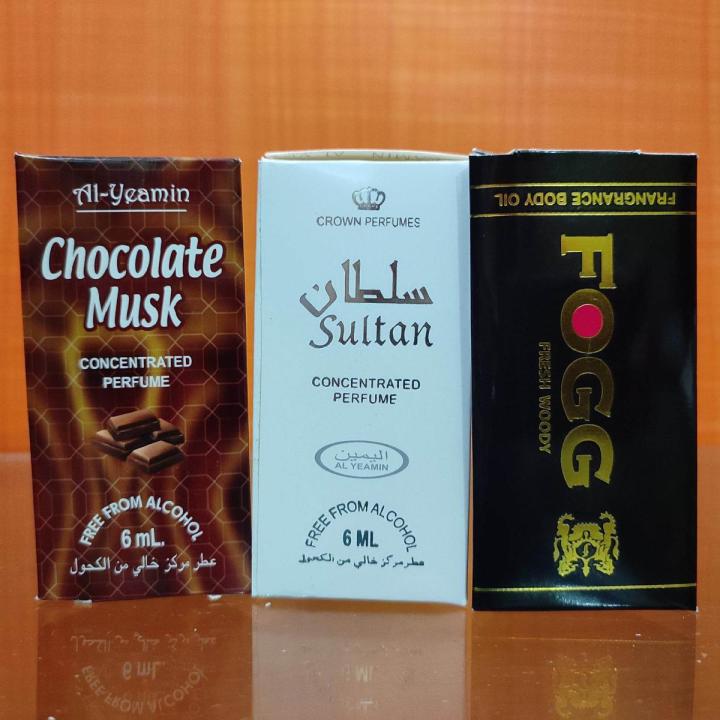 3pcs Combo Attar Pack Non Alcoholic | Daraz.com.bd