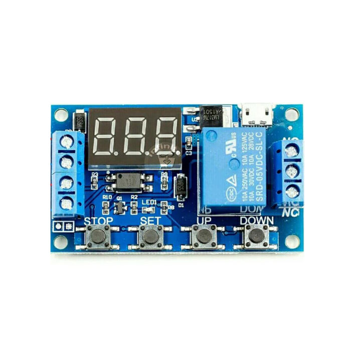 DRY Incubator Turning Motor Controller Turning Control Timer Supply 5-30V 10A Relay Using W-1209 ...