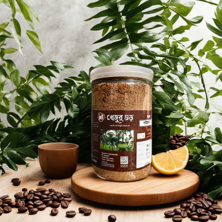 Root Premium Khejur Gur (Powder) - 400 gm Jar | Daraz.com.bd
