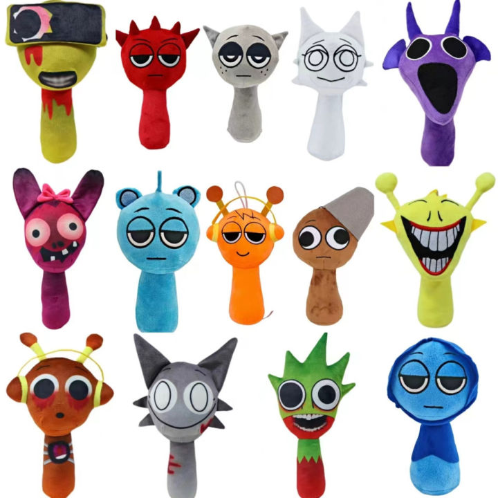 Sprunki Game Plush Toy Sprunki Doll Peluches Sprunki Incredibox Plushie ...