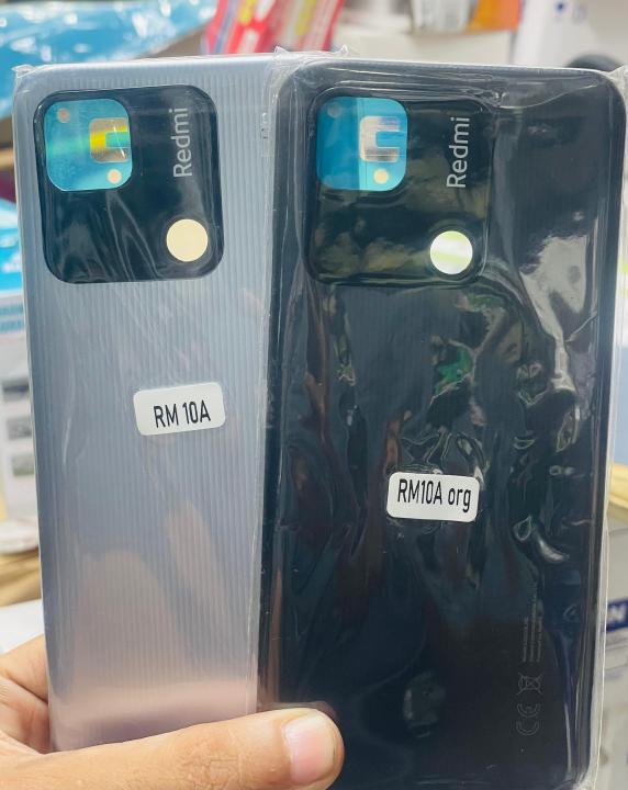 For Redmi 10A Backshell Battery Cover Panel Rear Door Housing Case ...