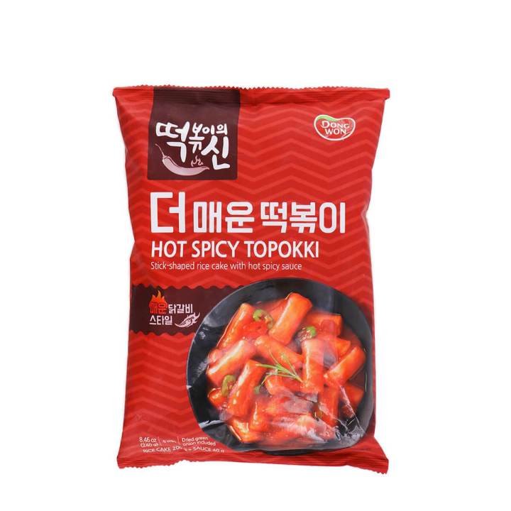 DONGWON Hot Spicy Topokki (Rice Cake)-240g | Daraz.com.bd