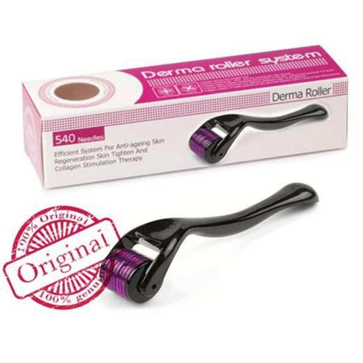 NEW 0.5 mm MT 540 Professional Titanium Microneedle Derma Roller Hair ...