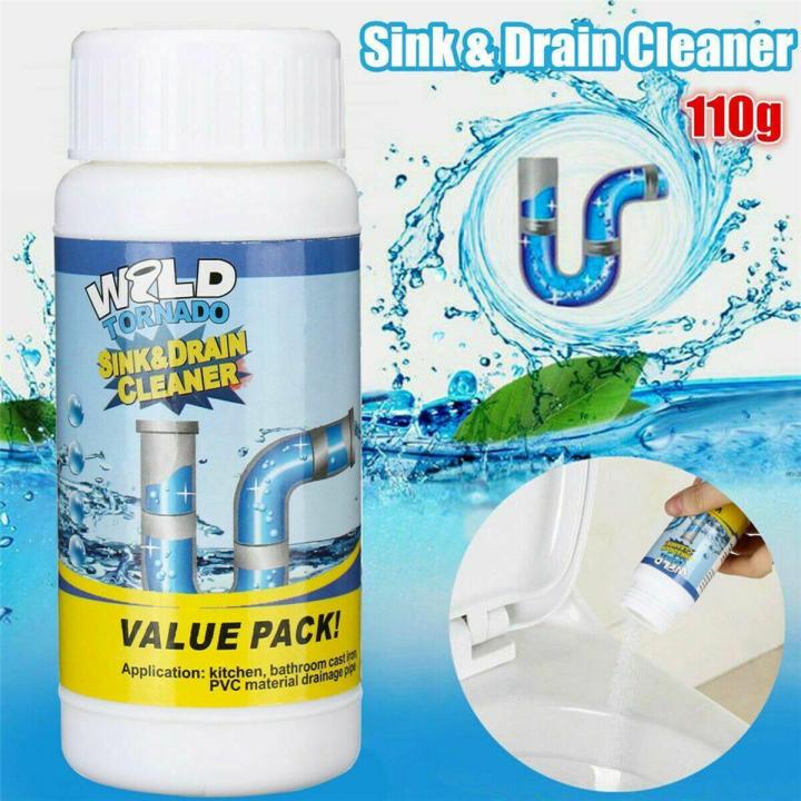 Wild Tornado Powerful Sink & Drain Cleaner-100 Gm - Glass Cleaner ...