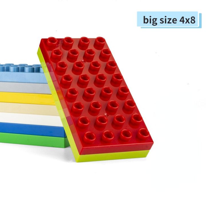 4x8 Dots Building Blocks BasePlates for Big Size Bricks Plate Assembly ...