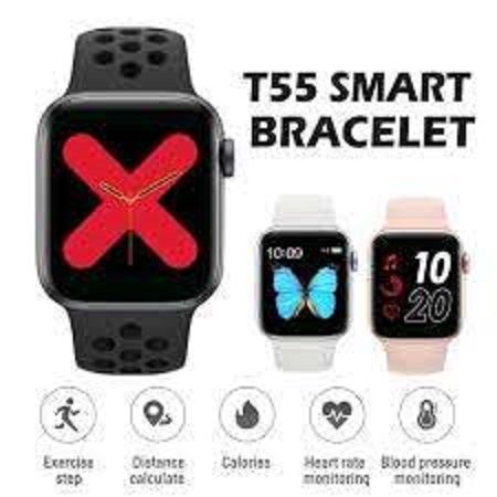 T55 Smart watch Waterproof Sports for iPhone phone Smartwatch Heart ...