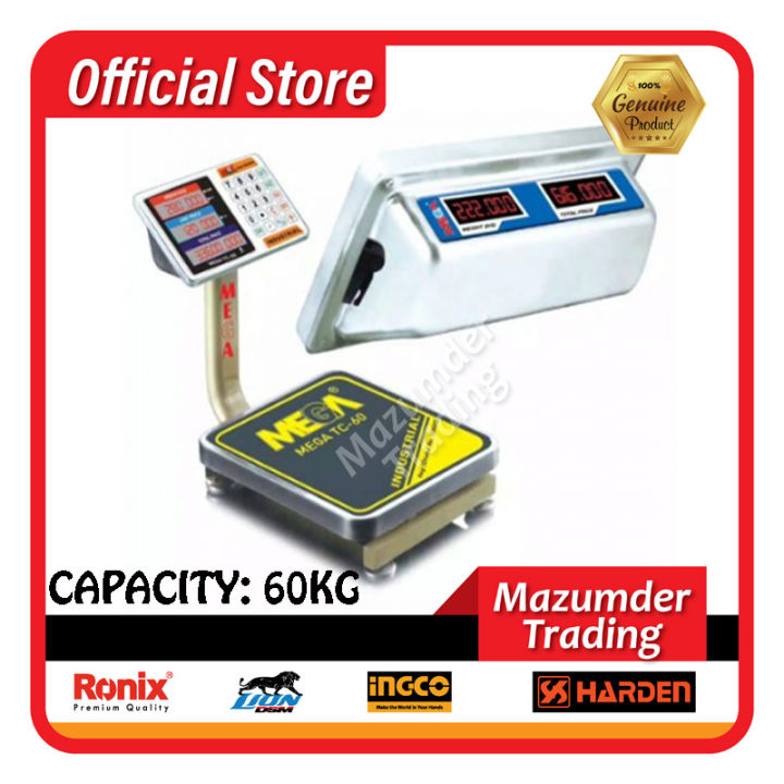 Mega Digital Weight Scale 60 Kg | Daraz.com.bd
