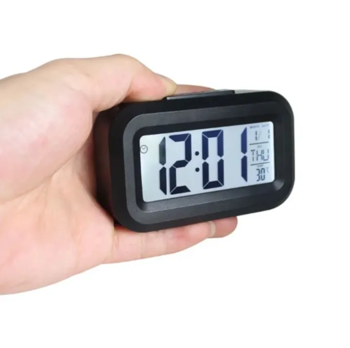Led Digital Mini Table Alarm Clock Electronic Desktop Clock For Home ...