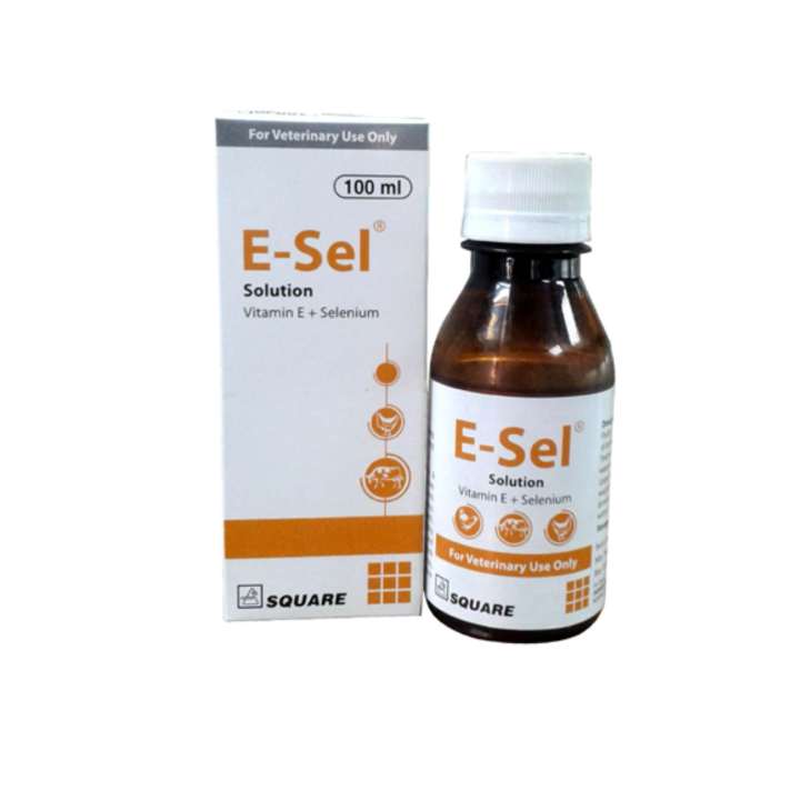 E-Sel® Liquid – Vitamin E & Selenium Supplement for Poultry & Livestock | Boost Immunity, Egg ...