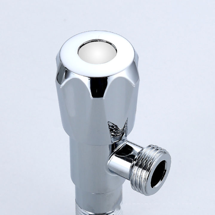Refined Taste - Chrome Plated Zinc handle Angle Valve Angle Valve Forge ...