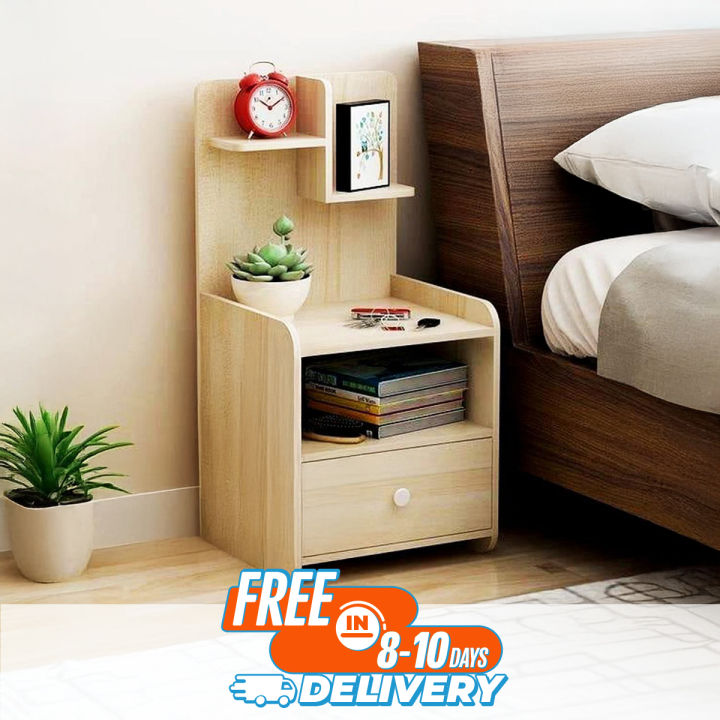 Andormahal MDF Bedside Table with one Drawer-(3ft by 1.5ft by 14inch ...