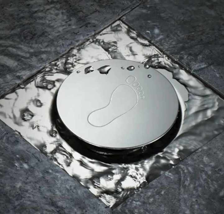 Stainless Steel Push Down Pop-up Floor Drain 6 iinches | Daraz.com.bd