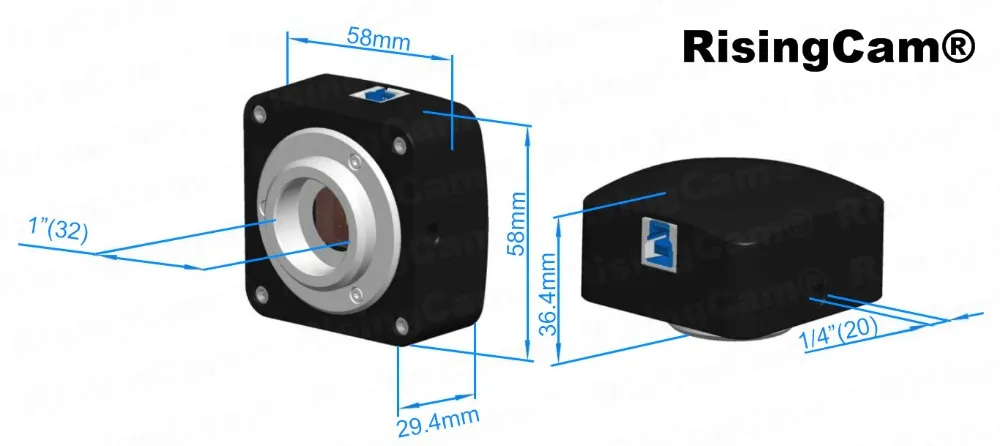 C3 10mp USB3.0 C mount SONY imx577 CMOS sensor digital video microscope ...