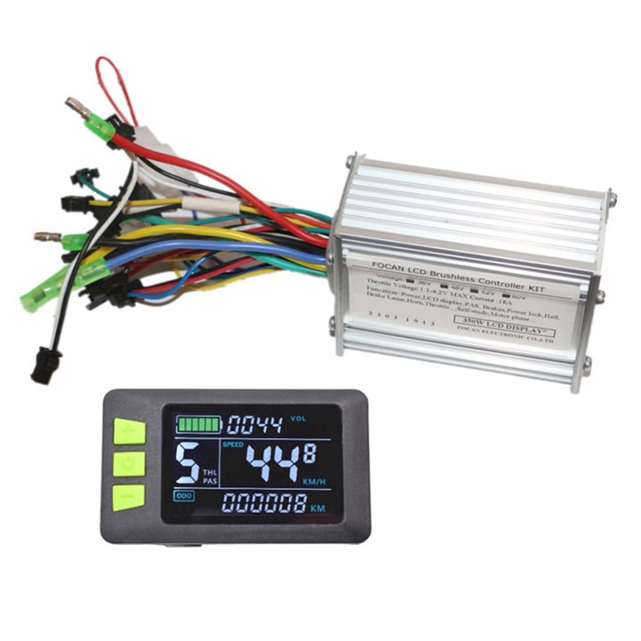 36V 48V 52V 60V 350W 18A Brushless DC Motor Controller P3C LCD | Daraz.com.bd