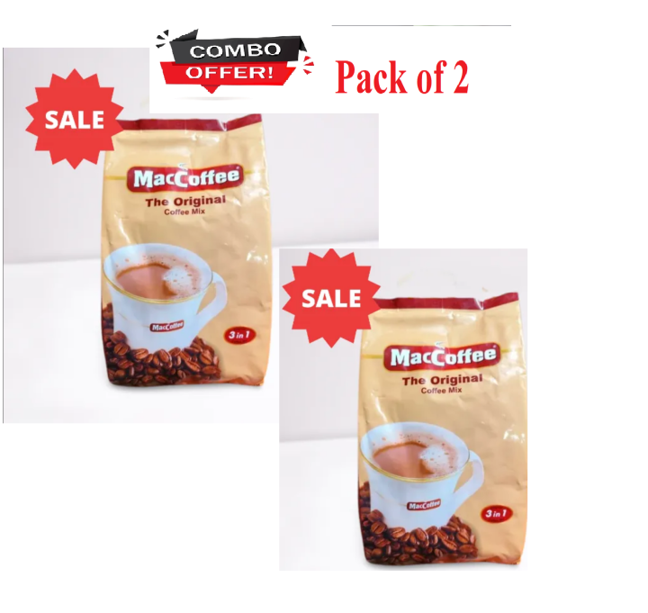 (Pack of 2 ) MacCoffee Instant Coffee Mix 3 In 1-1kg (Malaysa) | Daraz ...