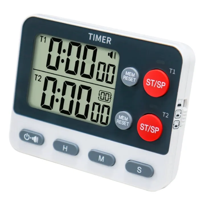 Digital Kitchen Dual Group Cycling Timer Three Timing Options,Mute/Turn ...