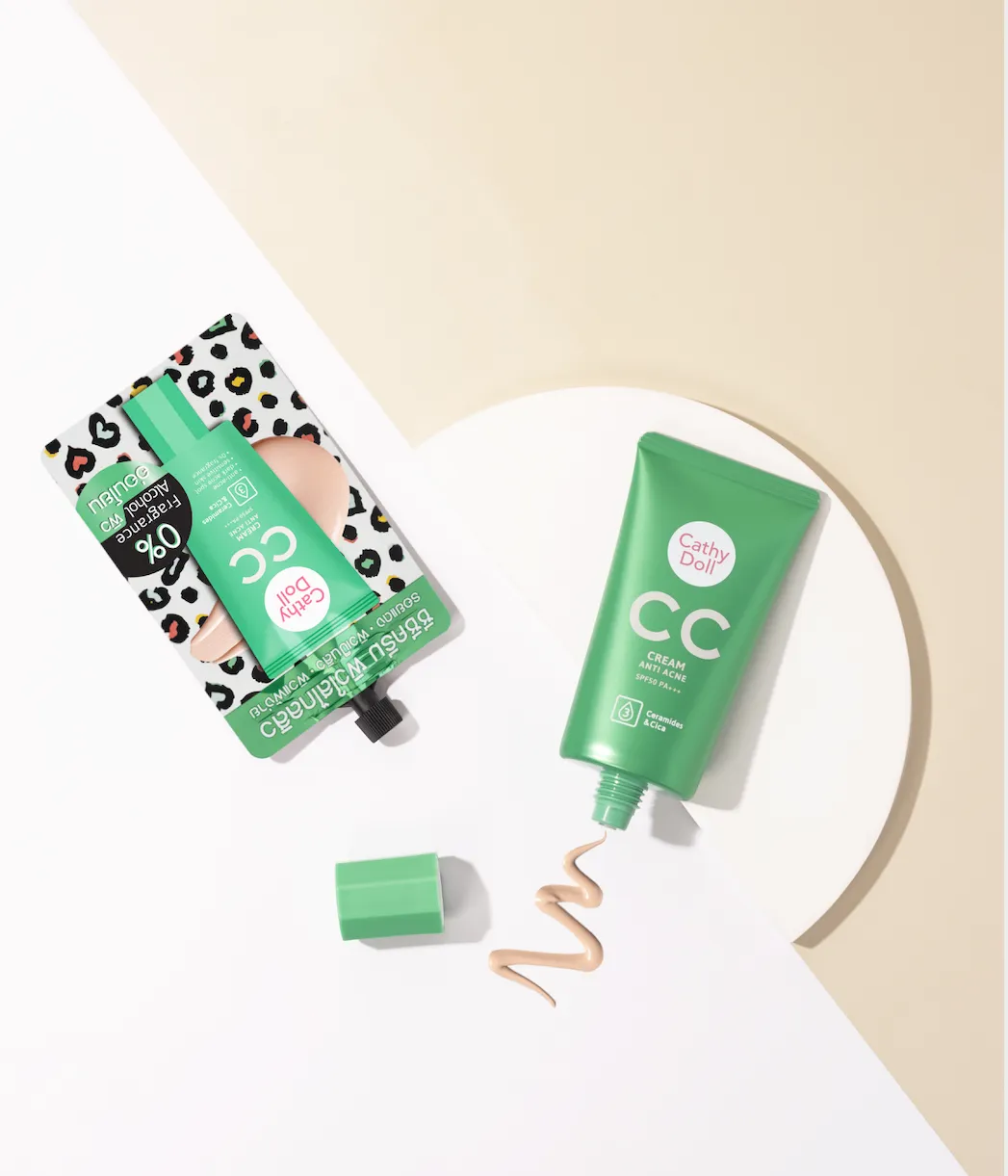 CC Cream Anti Acne SPF50 PA+++ 50ml Cathy Doll | Daraz.com.bd
