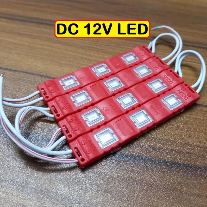 4Pcs DC 12V COB RED LED Light For Decoration Indoor Outdoor Office General Purpose Lighting DIY Light Bulbs Daraz .bd