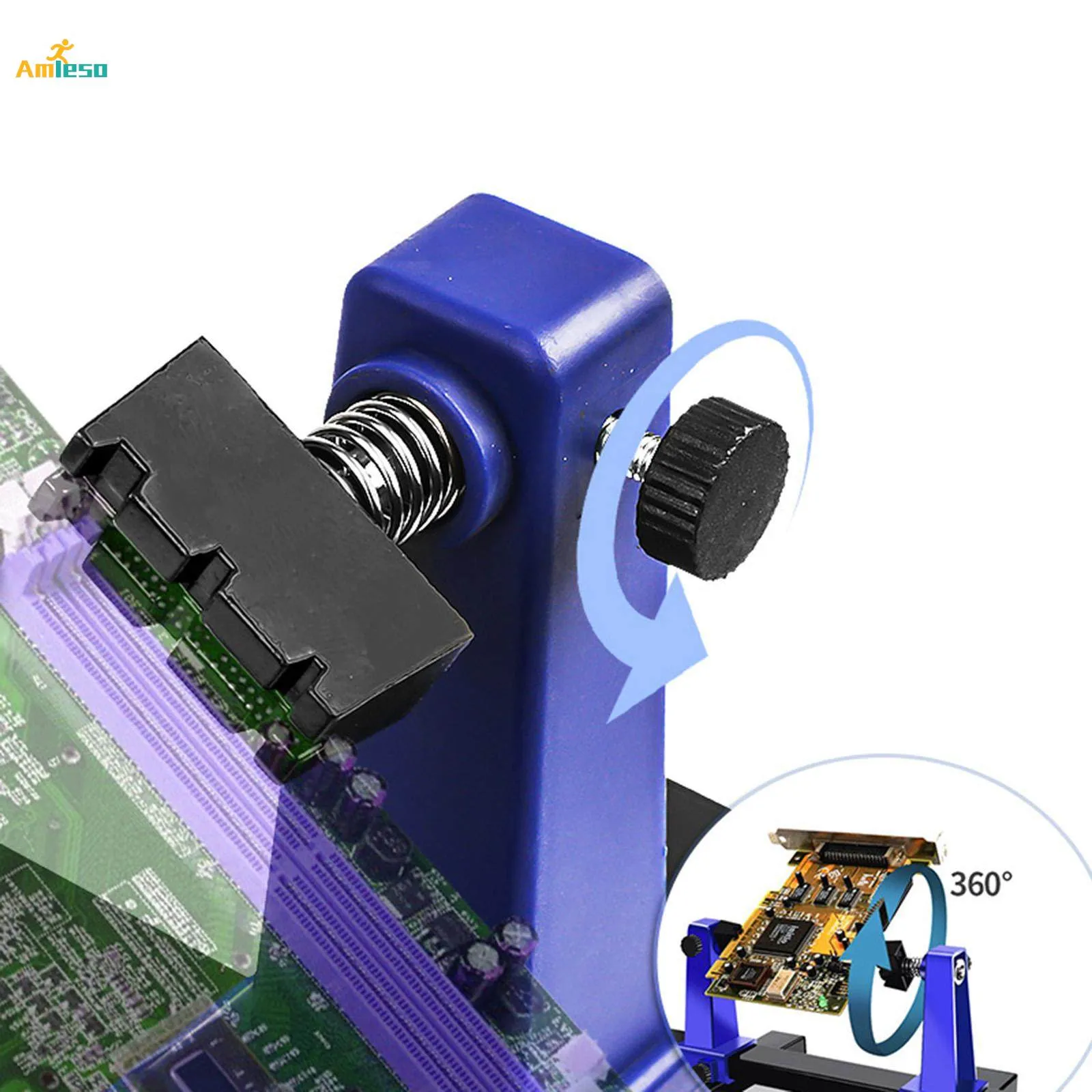 PCB Holder for Clamping PCB Soldering Assembly Stand Circuit Board ...