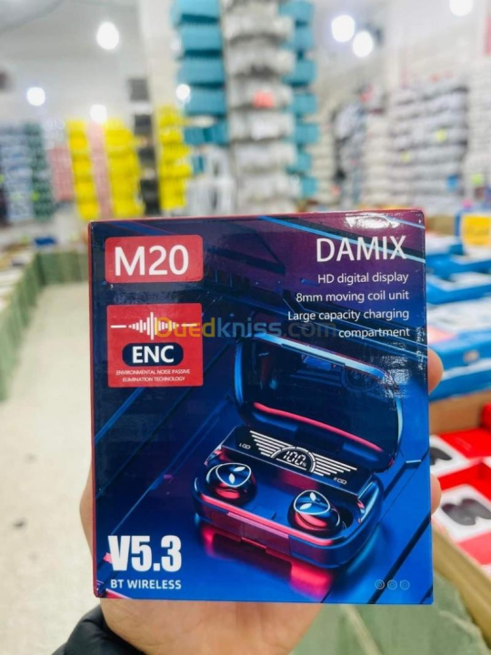 M20 Tws Wireless Earbuds With Noise Cancelling Feature - Headphone | Daraz.com.bd