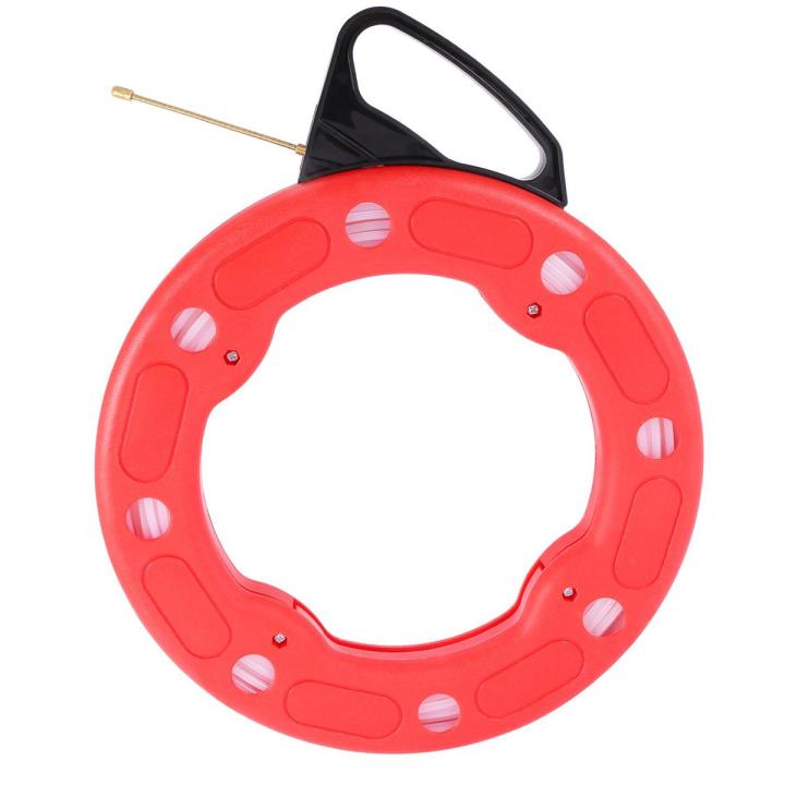 100Ft Fish Tape Reel Wire Pulling Tools 30M Electrical Cable Puller ...