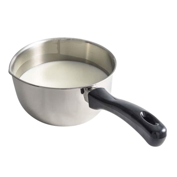 SKB Stainless Steel Milk Pan with Bakelite Long Handle - 18cm | Daraz ...