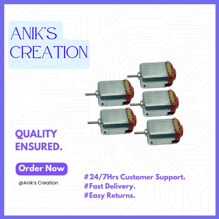 Mini DC Motor 5V 3Pcs | Daraz.com.bd
