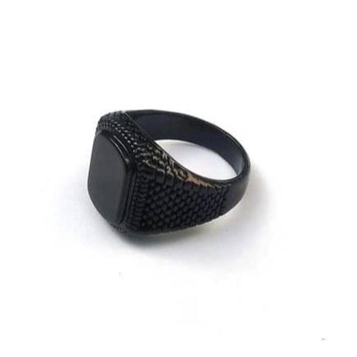 Metal Finger Ring for Men - Black | Daraz.com.bd