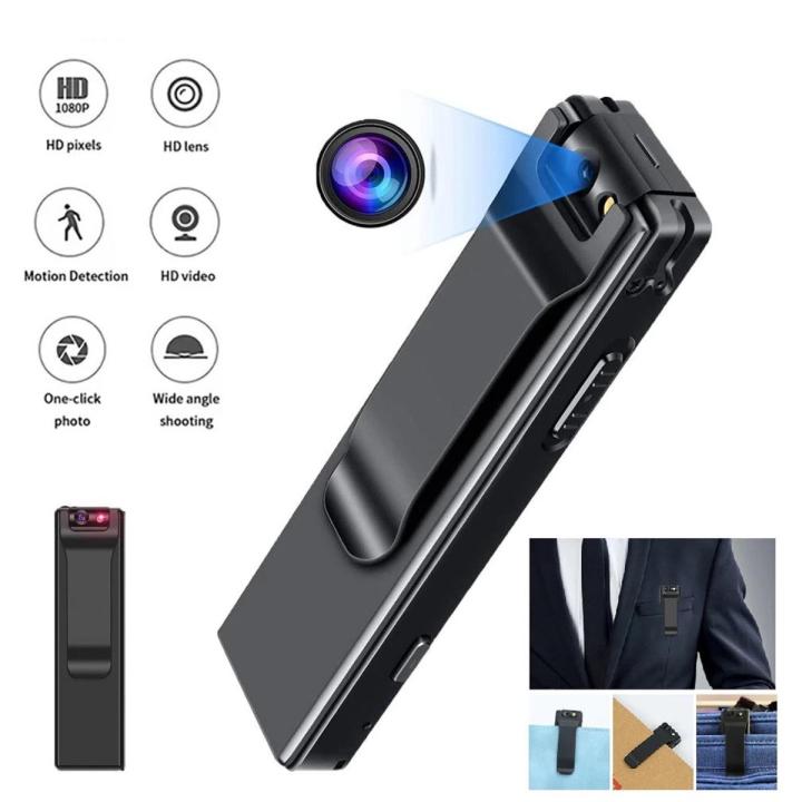 Z3 Body Camera Mini Digital Vlogging Camera HD 1080P ABS Back Clip ...