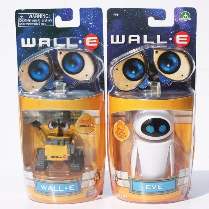 【Pre-order】 Cartoon Movie Wall E Robot Wall-E / EVA PVC Action Figure ...