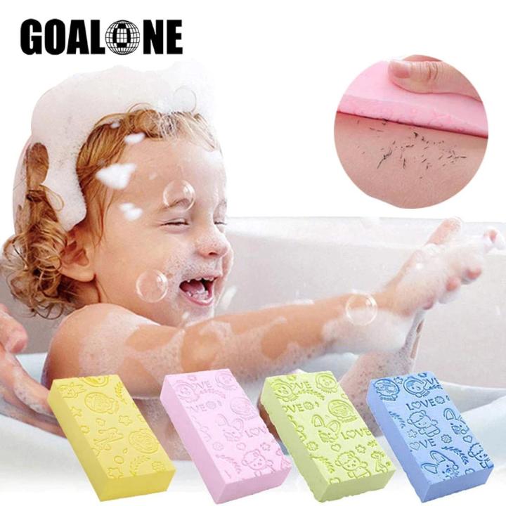 Soft Baby Sponge for Bathing- 1Pack Exfoliating Bath Sponge Cute Animal ...