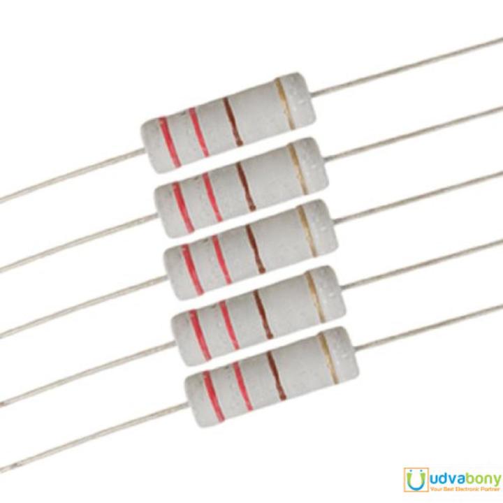 25Pcs- Resistor 390 Ohm 1W 5% Metal Oxide Film Resistor High Quality ...
