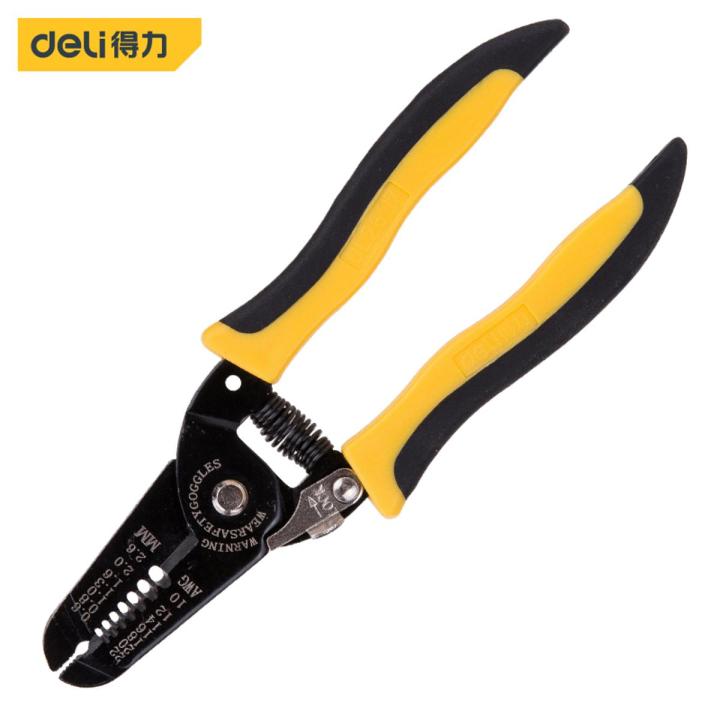 Deli DL2607 Wire Stripper Pliers - 7inch | Daraz.com.bd