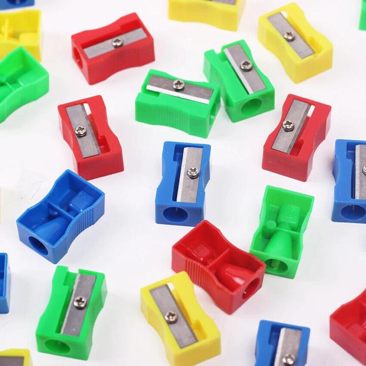 Plastic Pencil Sharpeners - Assorted (Pack of 25ps/50ps) | Daraz.com.bd