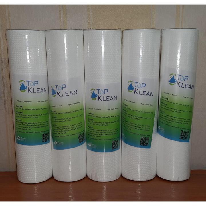 5 Micron PP SEDIMENT FILTER - 5 PCS TOP KLEAN | Daraz.com.bd