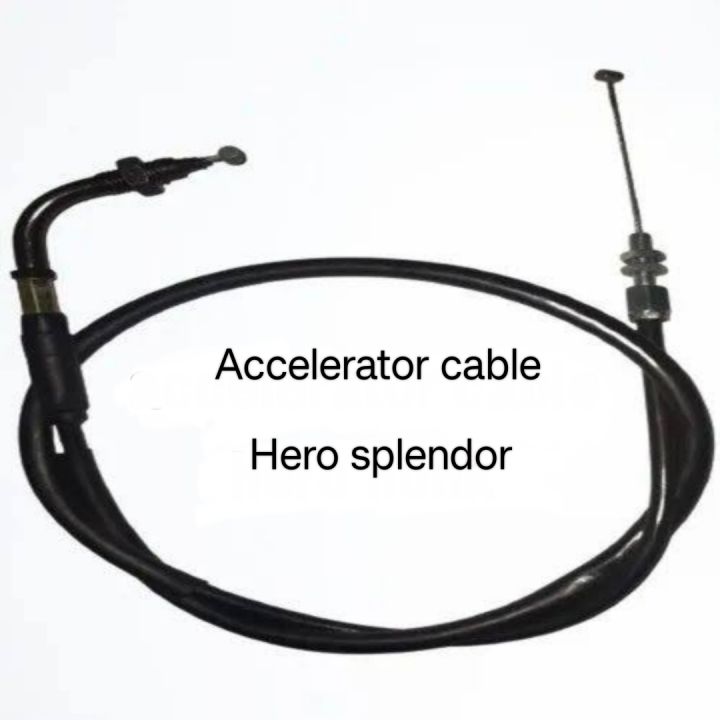 Accelerator cable For Hero Splendor Motorcycle | Daraz.com.bd