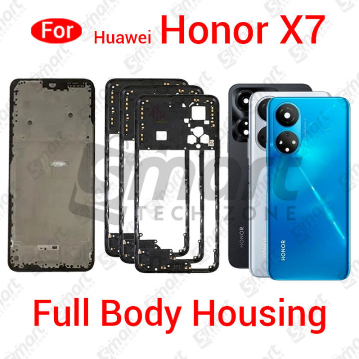 Huawei Honor X7 Full Body Housing With Camera Glass (LCD Frame, Side ...