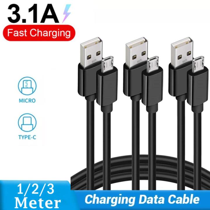 3M Type C Fast Charging Cable -USB-C Rapid Cord Power Sync Charger ...