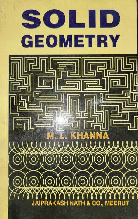 Solid Geometry By M L Khanna. | Daraz.com.bd