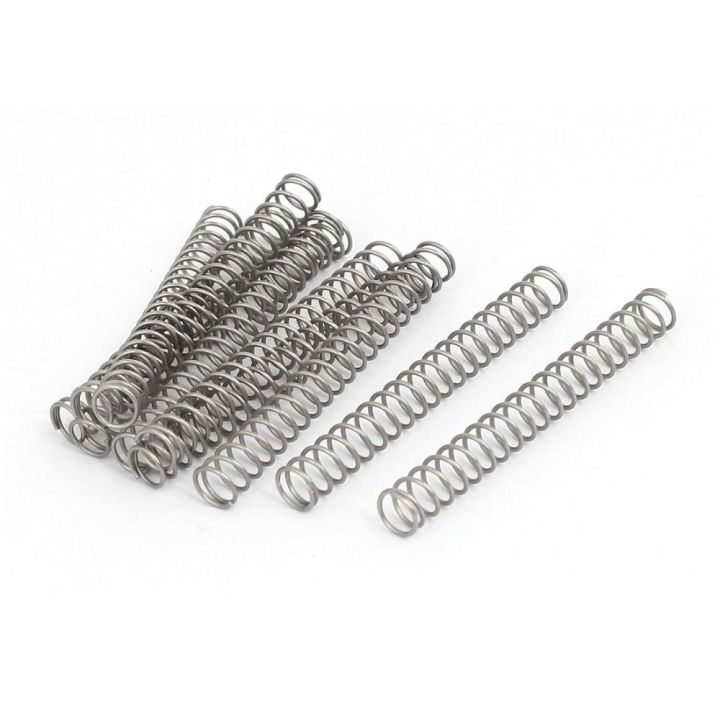10Pcs Assortment Kit 0.6*6*50mm Spring Steel Coil Stainless Steel ...