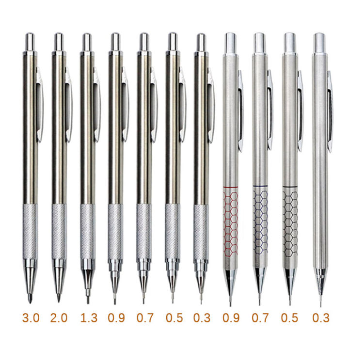 0.3mm~3.0mm Metal Mechanical Pencils High Quality 2B Art Drawing ...
