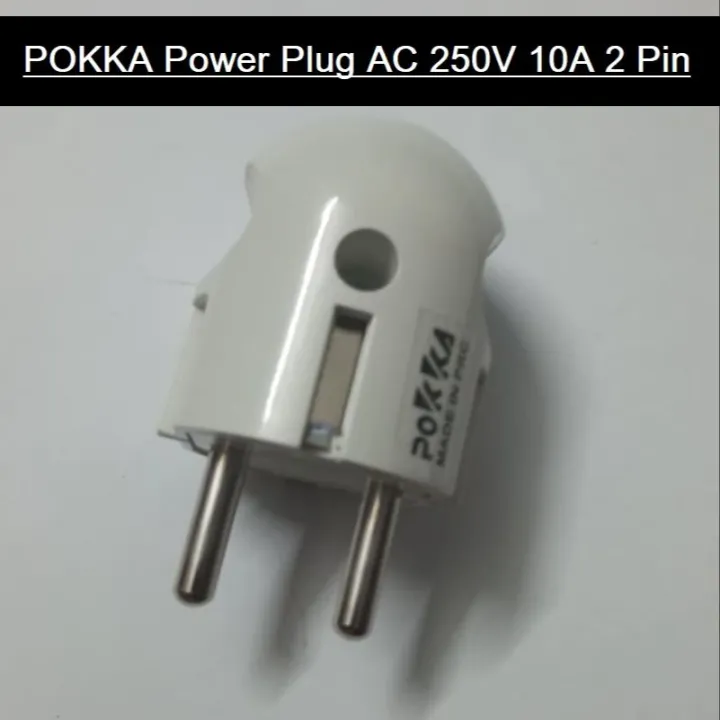 POKA 2 Pin Round Plug High Durability Caliber 2Pin Adapter | Daraz.com.bd