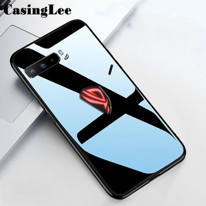 Protect cover for ROG 3 case glass phone cases full protection tempered ...