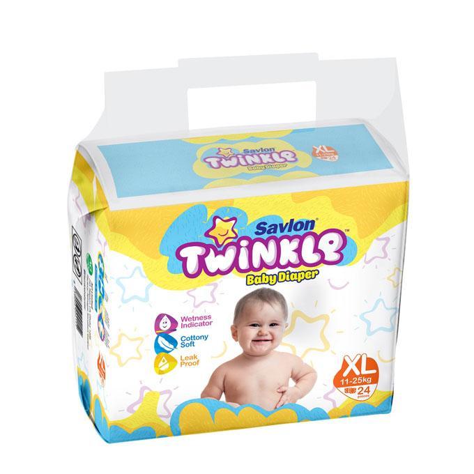Savlon Twinkle Baby Diaper XL - 24Pcs | Daraz.com.bd
