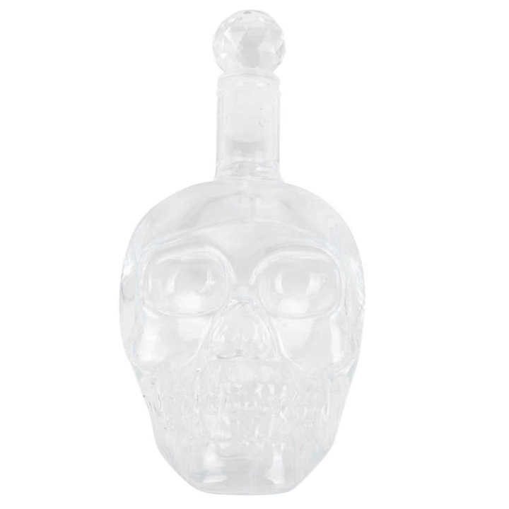 Liu Xing Skull Shape Glass Bottle Transparent Container for Bar KTV Supplies | Daraz.com.bd