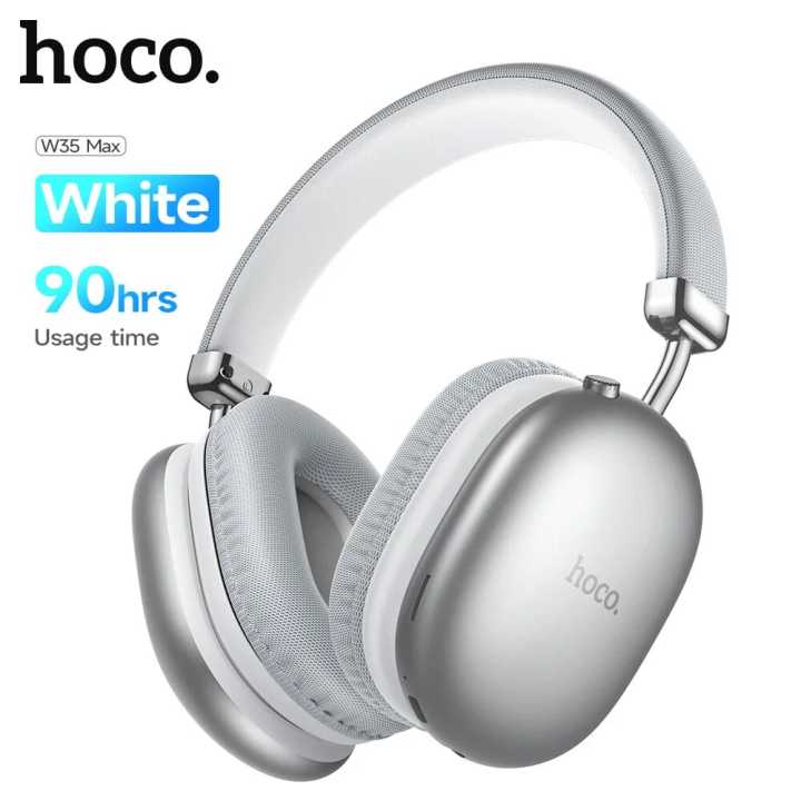 Hoco W35 Max Wireless Headphone 90 Hours Long Use Time HiFi Sound Over ...